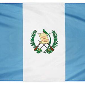 DANF Guatemala Flag 3x5 Ft - 100D Thicker Polyester - Guatemalan National Flags Double Stitched Quality 3 X 5 Feet with Brass Grommets Indoor & Outdoor Use