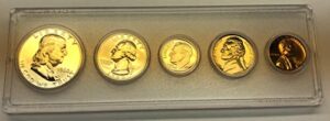 1960 p us mint proof set beautiful comes in hard plastic case proof