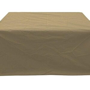 The Outdoor GreatRoom Company Tan Rectangular Cover for Providence Fire Pit Table