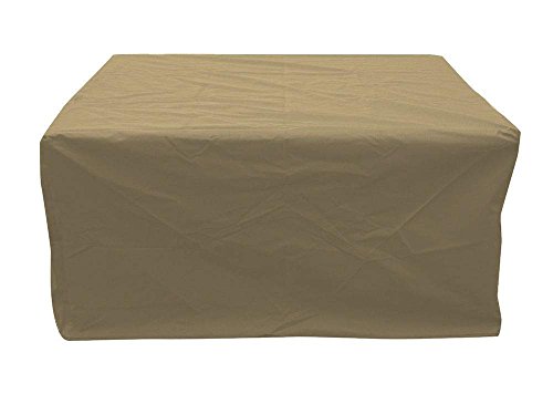 The Outdoor GreatRoom Company Tan Rectangular Cover for Providence Fire Pit Table