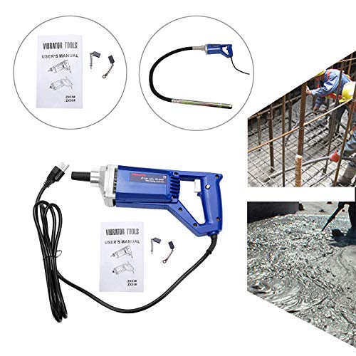 BEAMNOVA Electric Concrete Vibrator Hand Held 13000 Vibration Per Minute 4.9 Ft Shaft