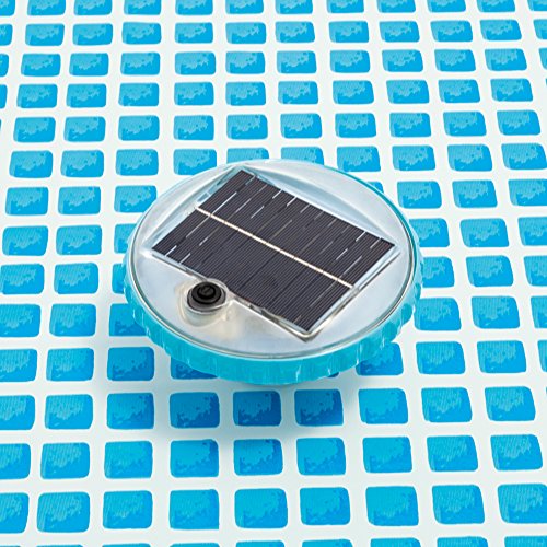 Intex Floating LED Pool Light, Solar Powered with Auto-On at Night