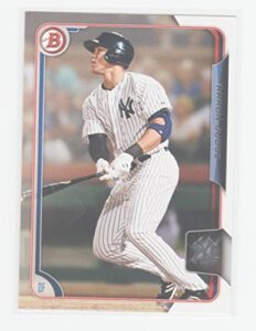 aaron judge 2015 bowman draft rookie baseball card #150 yankees