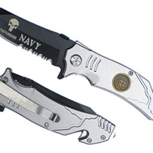 The X Bay Seal Team Six Pocket Knife (Punisher Drop)