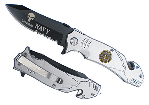 The X Bay Seal Team Six Pocket Knife (Punisher Drop)