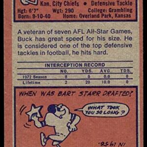 1973 Topps # 497 Buck Buchanan Kansas City Chiefs (Football Card) VG/EX Chiefs Grambling