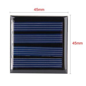 uxcell® 5Pcs 2V 50mA Poly Mini Solar Cell Panel Module DIY for Phone Light Toys Charger 45mm x 45mm