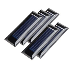 uxcell® 5pcs 0.5v 100ma poly mini solar cell panel module diy for phone light toys charger 53mm x 18mm