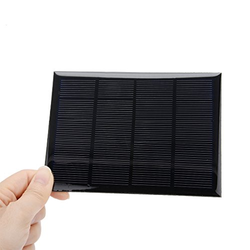 uxcell 5Pcs 5V 300mA Poly Mini Solar Cell Panel Module DIY for Light Toys Charger 104mm x 140mm