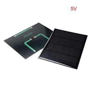 uxcell 5Pcs 5V 300mA Poly Mini Solar Cell Panel Module DIY for Light Toys Charger 104mm x 140mm