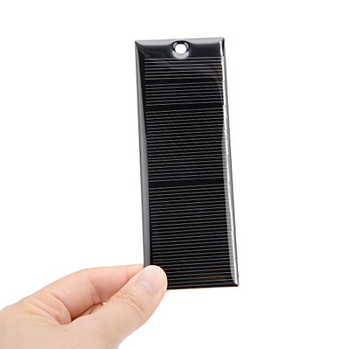 uxcell 5Pcs 4.5V 130mA Poly Mini Solar Cell Panel Module DIY for Light Toys Charger 44mm x 121mm