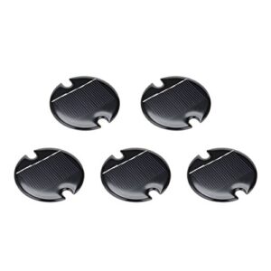 uxcell 5pcs 2.5v 60ma poly mini round solar cell panel module diy for phone light toys charger 55mm diameter