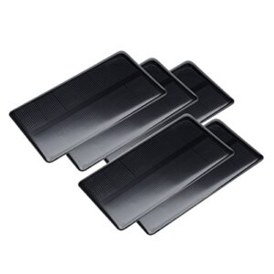 uxcell 5pcs 6v 180ma poly mini solar cell panel module diy for light toys charger 133mm x 73mm