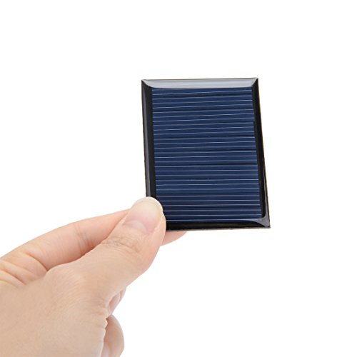 uxcell® 5Pcs 5V 50mA Poly Mini Solar Cell Panel Module DIY for Phone Light Toys Charger 60mm x 44mm