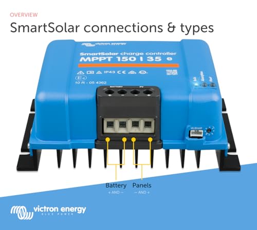 Victron Energy SmartSolar MPPT 150V 35 amp 12/24/36/48-Volt Solar Charge Controller (Bluetooth)