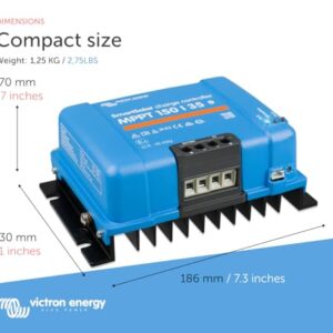 Victron Energy SmartSolar MPPT 150V 35 amp 12/24/36/48-Volt Solar Charge Controller (Bluetooth)