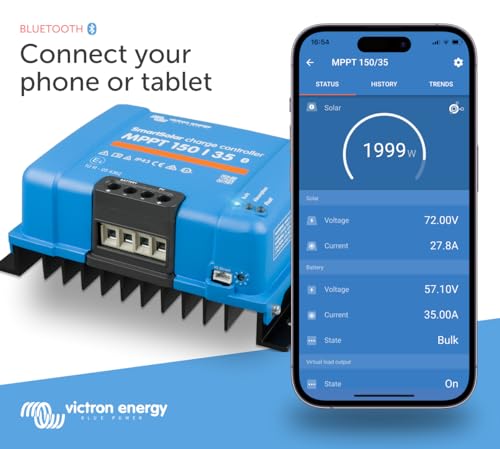 Victron Energy SmartSolar MPPT 150V 35 amp 12/24/36/48-Volt Solar Charge Controller (Bluetooth)