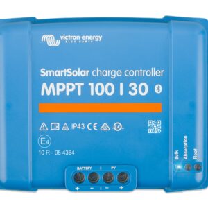 Victron Energy SmartSolar MPPT 100V 30 amp 12/24-Volt Solar Charge Controller (Bluetooth)