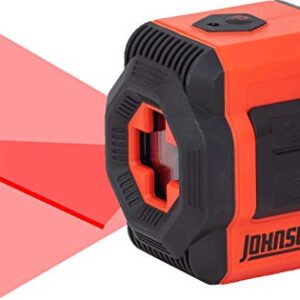 Johnson Level & Tool 40-6603 Self-Leveling Cross-Line Laser, Red, 1 Laser