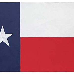 State of Texas + USA Flags 3x5 Feet Combo Pack - Embroidered 210D Nylon Flags with Sewn Panels