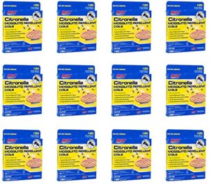 pic mosquito repellent (12 packs of 4) cit 4, citronella coils