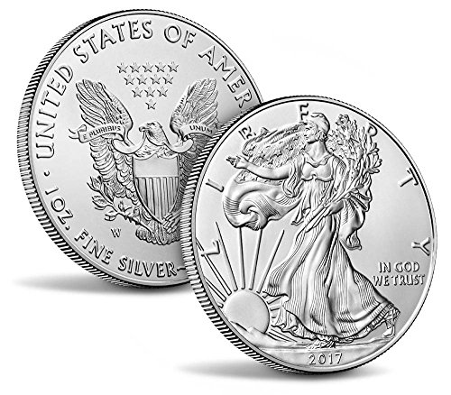 2017 W Silver Eagle 2017 W Silver Eagle Burnished W Mint Mark $1 Perfect Uncirculated US Mint SP