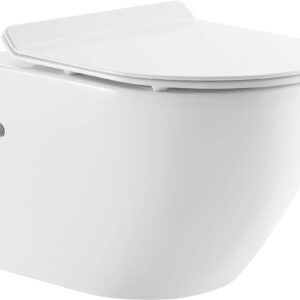 Swiss Madison Well Made Forever SM-WT449 St. Tropez Wall Hung Toilet, Glossy White