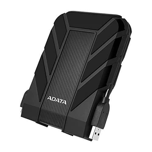 ADATA HD710 Pro 2TB USB 3.1 IP68 Waterproof/Shockproof/Dustproof Ruggedized External Hard Drive, Black (AHD710P-2TU31-CBK)