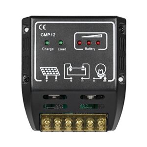 gxg-1987 cmp-12 20a 12v/24v solar charge controller solar control regulator solar panel battery regulator