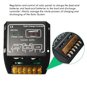 GXG-1987 CMP-12 20A 12V/24V Solar Charge Controller Solar Control Regulator Solar Panel Battery Regulator