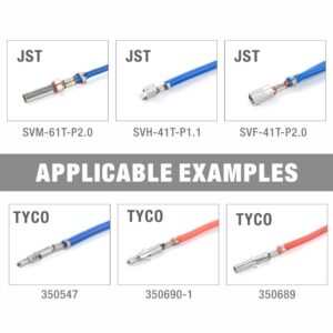 iCrimp Open Barrel Terminal Crimping Tool for Molex Style DELPHI AMP TYCO Deutsch Terminals Crimper, Molex Crimping Tool,24-14 AWG