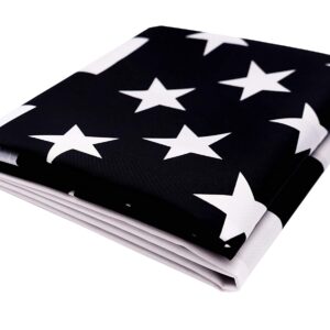 DANF Thin Gray Silver Line Law Enforcement Correctional Corrections Guards Officers 3x5 Feet Flag with Grommets