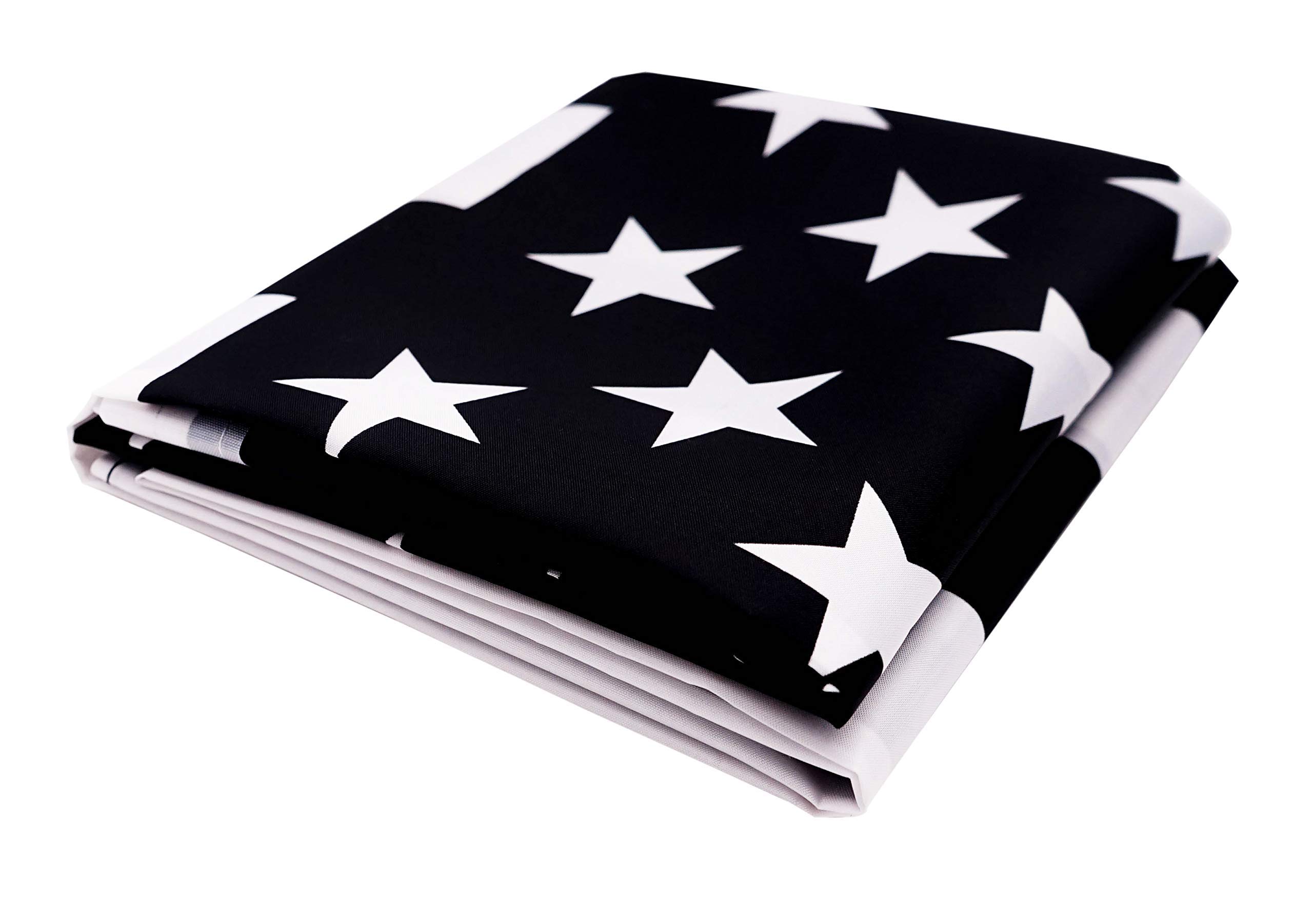 DANF Thin Gray Silver Line Law Enforcement Correctional Corrections Guards Officers 3x5 Feet Flag with Grommets