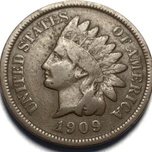 1909 P Indian Head Cent Penny Seller Very Good