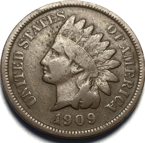 1909 P Indian Head Cent Penny Seller Very Good