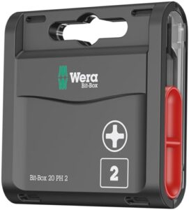 wera 05057750001 bit-box 20 ph, ph 2 x 25 mm, 20 pieces