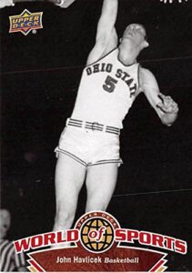 john havlicek basketball card (ohio state buckeyes) 2010 upper deck #16