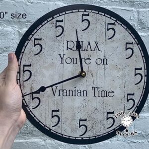 Personalized Five O'Clock Somewhere Clock