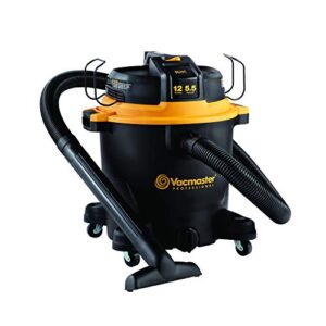 vacmaster professional - professional wet/dry vac, 12 gallon, beast series, 5.5 hp 2-1/2" hose (vjh1211pf0201) , black