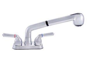 ldr 012 52445cp exquisite laundry faucet, pull-out spout, lifetime plastic, chrome