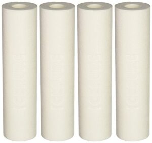 cfs – 4 pack sediment water filter cartridges compatible with p5-d, p5a, ap110, ap110-np, ge fxusc, whkf-gd05, wfpfc5002 models – removes bad taste and odor – whole house replacement filter cartridge