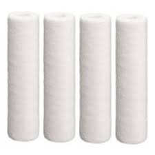 compatible for neo-pure mb-25098-05 polypropylene sediment depth filter with 5 micron, 9 7/8", white 4 pack by cfs