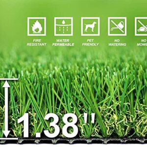 SunVilla SV7'X13' Realistic Indoor/Outdoor Artificial Grass/Turf 7 FT X 13 FT (91 Square FT)