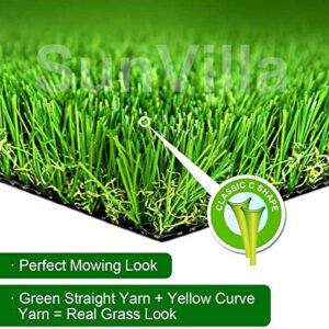 SunVilla SV7'X13' Realistic Indoor/Outdoor Artificial Grass/Turf 7 FT X 13 FT (91 Square FT)