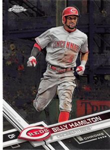 2017 topps chrome #144 billy hamilton cincinnati reds baseball card