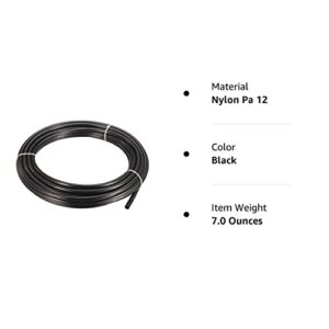 Utah Pneumatic 1/4 Dot Air Line 0.25" Od 32.8 Feet 10 Meters Saej844 Nylon 1/4 Hose Dot Approved For Air Tubing Air Brake System Or Fluid Transfer 1/4" Air Hose (1/4 Air Line)