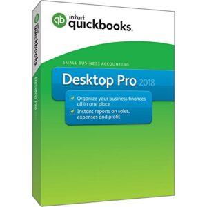 quickbooks desktop pro 2018 [pc disc] [old version]