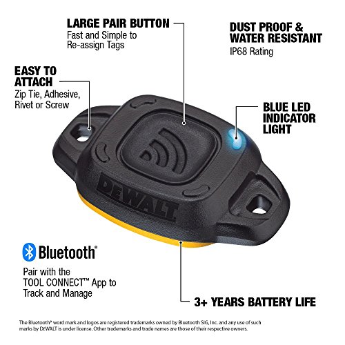 DEWALT DCE041-4 Tool Connect Tag, 4PK