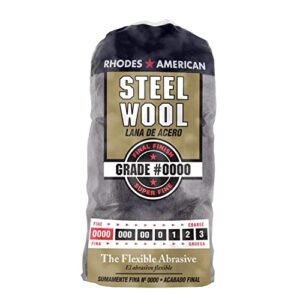 homax 10120000 steel wool, 12 pad, grade #0000, rhodes american, final finish