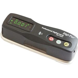 digi-pas 2-axis smart master precision level dwl1500xy bluetooth, 0.0002"/ft (0.02 mm/m), black